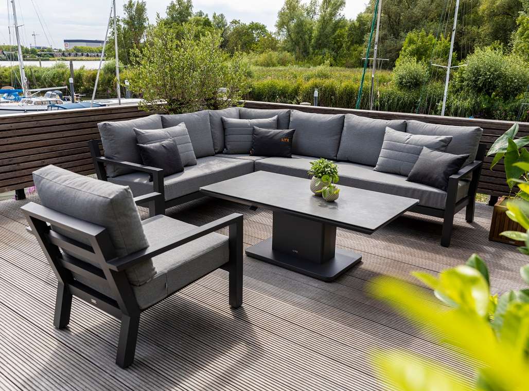 Aluminum Lounge Timber Lava gartenmode.store